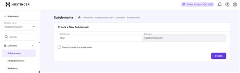 How To Create A Subdomain In Hostinger HostPromola