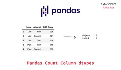 Get Count Of Dtypes In A Pandas Dataframe Data Science Parichay
