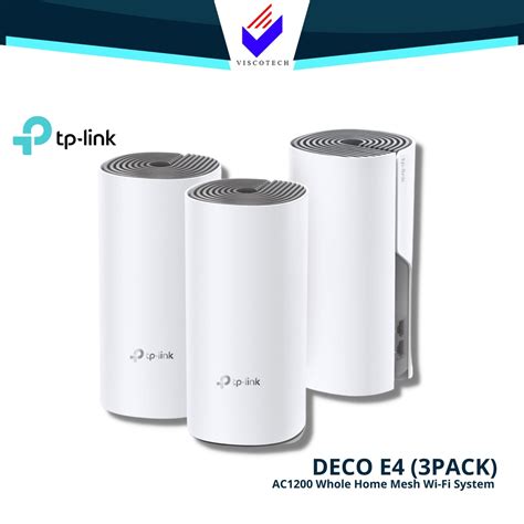 Tp Link Deco E Ac Whole Home Mesh Wi Fi System Pack Of Shopee Philippines