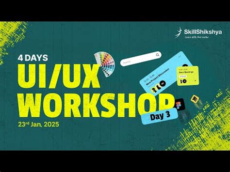 Day Of Day UI UX Design Workshop Skill Shikshya YouTube