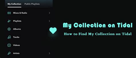 How To Find My Collection On Tidal