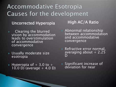 Esotropia Classification Diagnosis And Management Pptx Eye And Vision Conditions