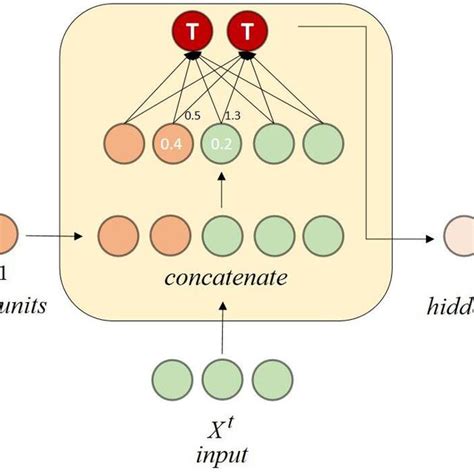 Vanilla Rnn Cell The Numbers In Nodes And The Numbers On Edges