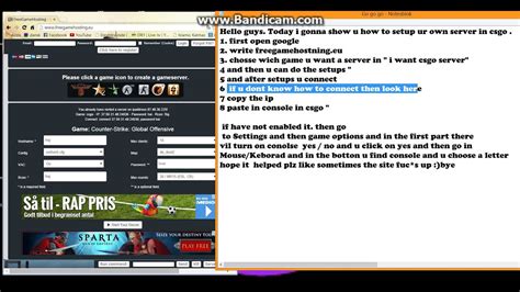 Rent A Free Csgo Server YouTube