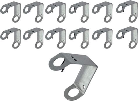 Silver Wall Brackets For Classroom Stick Flagpoles With Screws
