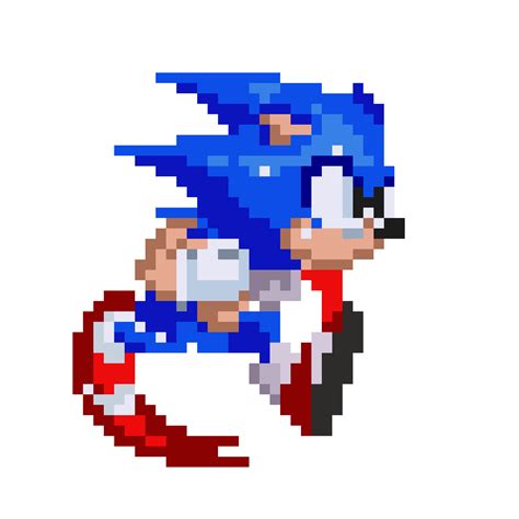 8 Bit Pixel Art Of Sonic