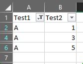 Move Down To The Next Row Of Filtered Data Vba Excel Stack Overflow