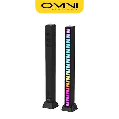 Jual Lampu Musik LED RGB Bar Strip Spectrum Sound Control Ambient Lighting AH060 Shopee Indonesia