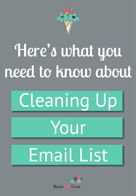 How To Clean Up Your Email List Bloom Hustle Grow