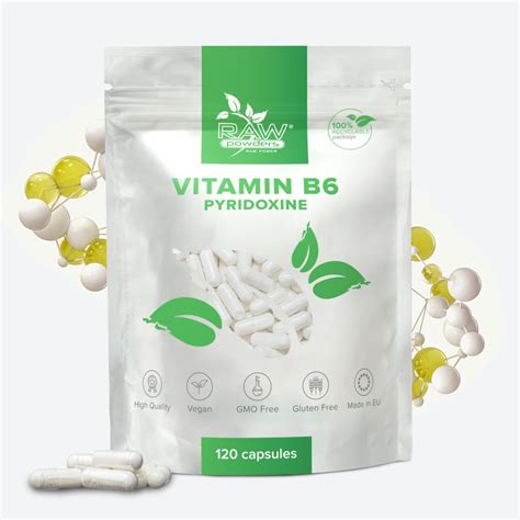 Vitamin B6 100mg Capsules Pyridoxine For Enhanced Health And Wellbeing