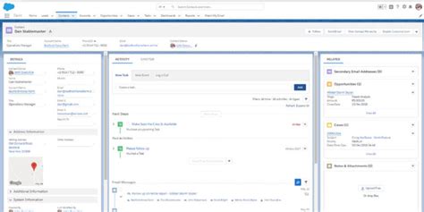 reconfiguring salesforce lightning page layouts 3 column
