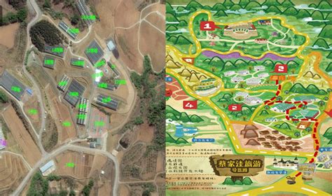 蔡家洼国家农业科技园区路线导览图