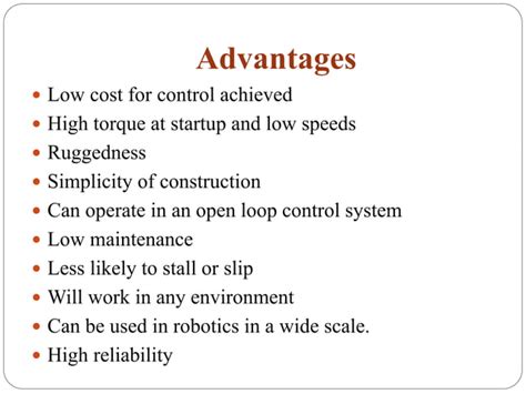 Stepper Motor Ppt Pptx Robotics Technology And Computing