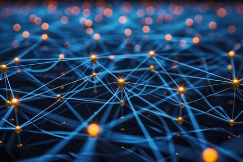 Premium Ai Image Connecting Nodes Build Robust Blockchain Network