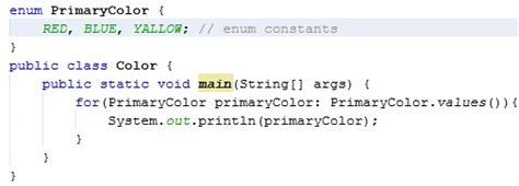 O Java Enum