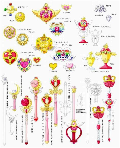 The Evolution Of Sailor Moons Wandsbrooches Sailor Moon X Suburban Senshi Forums