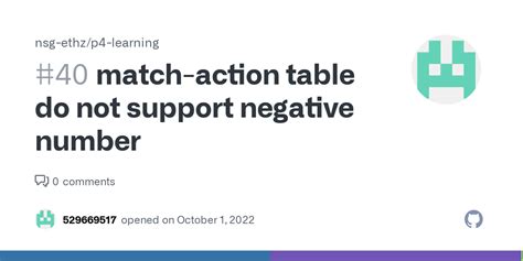 match action table do not support negative number · issue 40 · nsg ethz p4 learning · github