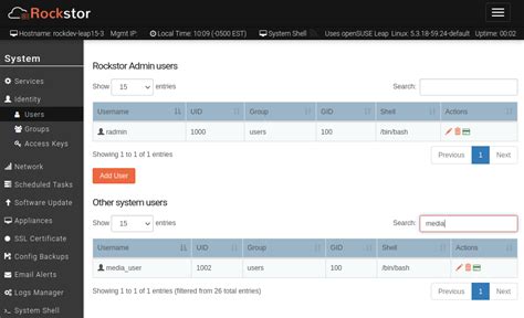 Samba CIFS Rockstor Documentation
