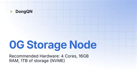 0g storage node dongqn