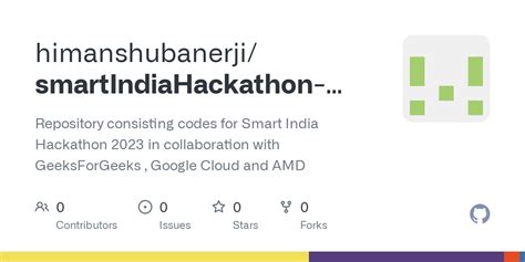 Github Himanshubanerjismartindiahackathon 2023 Repository