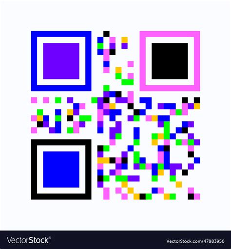 Qr Code Quick Response Marketing Royalty Free Vector Image
