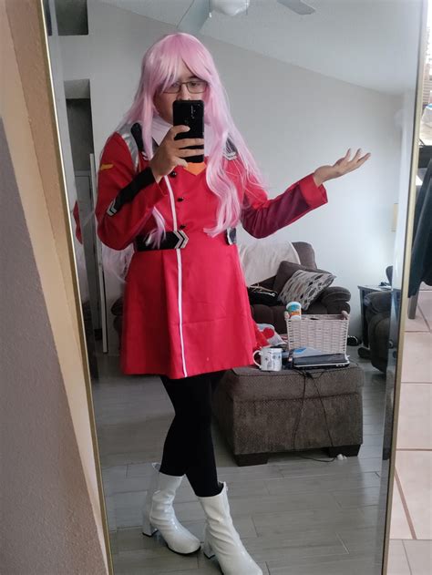 Got My Zero Two Wig The Other Day Definitely Needs A Brushing And This Is The First Time I Try