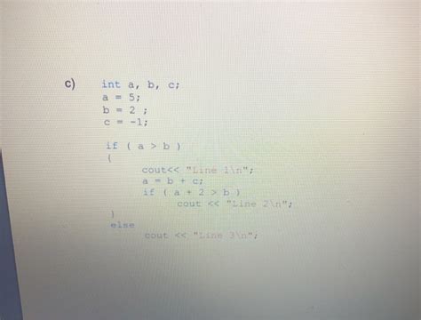 Solved C Int A B C A B C If A B Chegg Com