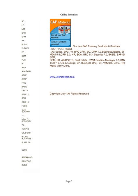 Sap Scm Certification Material Pdf