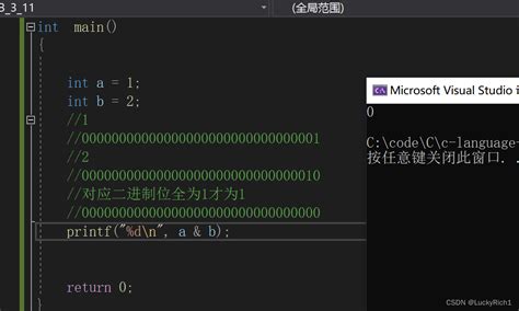C语言之操作符详解 CSDN博客