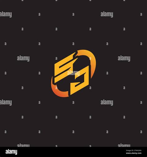 JS Combination Letter Unique Initials Logo Esport For Gaming Team