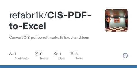 GitHub Refabr1k CIS PDF To Excel Convert CIS Pdf Benchmarks To Excel And Json