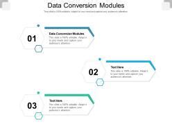 Data Conversion Modules Ppt Powerpoint Presentation Show Microsoft Cpb Presentation Graphics