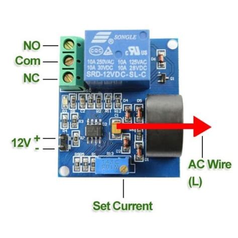Jual A AC Overcurrent Short Circuit Detection Module A Switching Kota Bandung