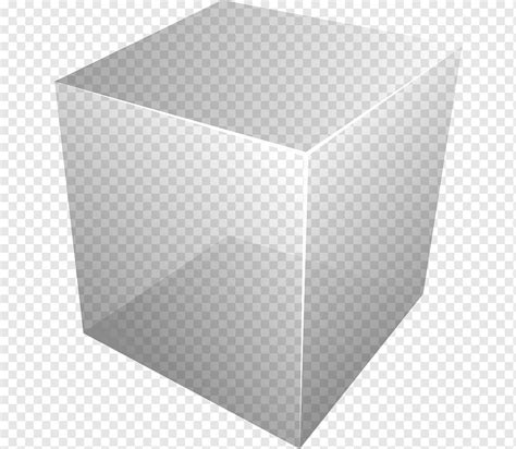큐브 투명성과 반투명 큐브 각도 사각형 일러스트 레이 터 Png Pngwing
