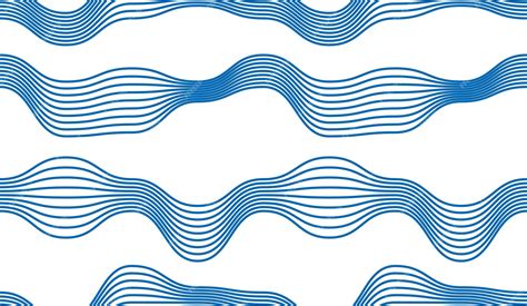 Premium Vector Chaotic Waves Seamless Pattern Vector Curve Lines Abstract Repeat Tiling