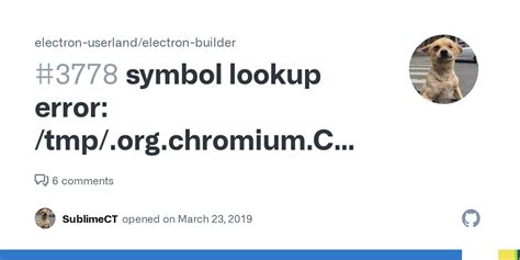 Symbol Lookup Error Tmp Org Chromium Chromium FqwEqo Undefined Symbol Issue