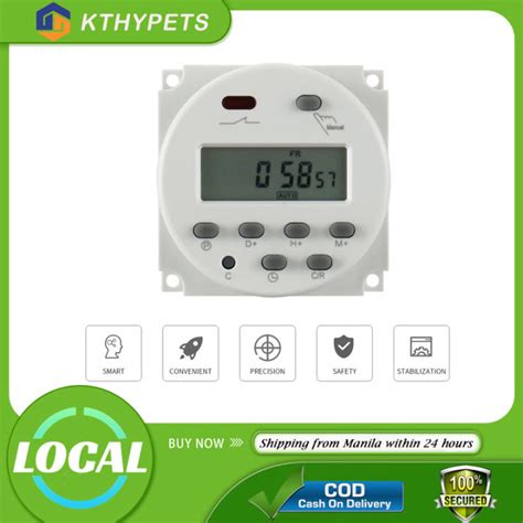 Cn101a Incubator Timer Switch 220v 16a Digital Lcd Power Programmable Timer Relay Switch Lazada Ph