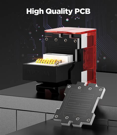 Ampcom Rj45 Keystone Jack Cat6 Rj45 Utp Keystone Module Adapter No Punch Down Tool Required