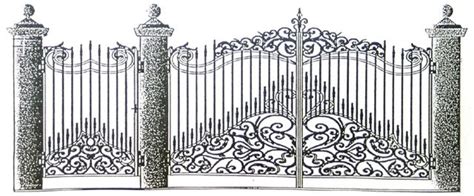 Эскизы и рисунки ворот - СТУДИЯ ПРАКТИК