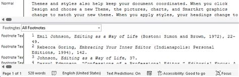 Changing The Line Between Text And Footnotes Microsoft Word