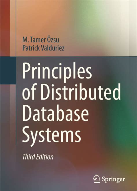 Principles Of Distributed Database Systems Fourth Edition