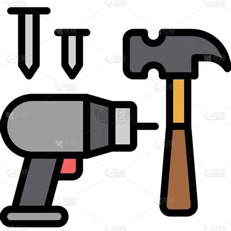 DIY工具图标超市和购物中心相关矢量