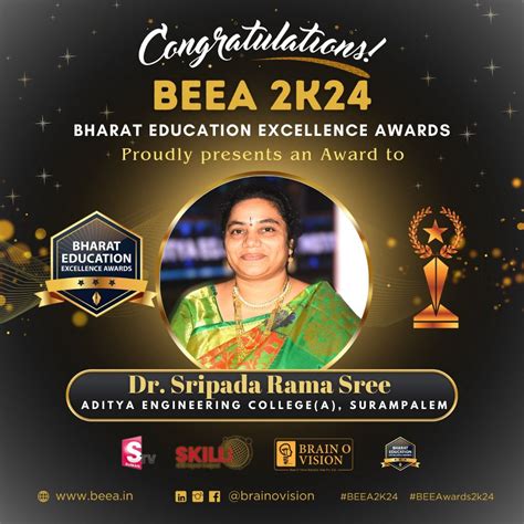Dr Rama Sree Sripada On Linkedin Beea2k24 Beea2k24