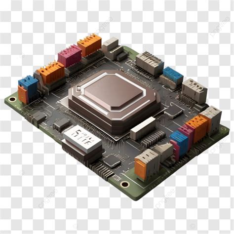 high performance microprocessor with colorful electronic connectors