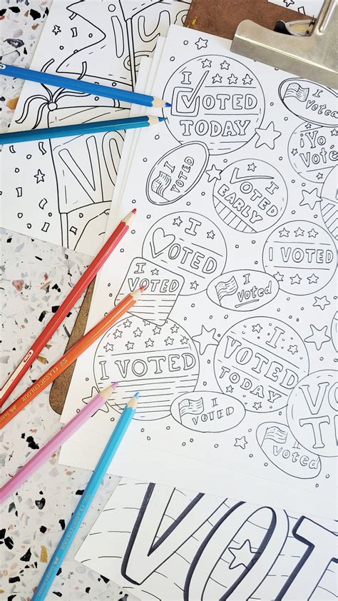 Election Coloring Pages