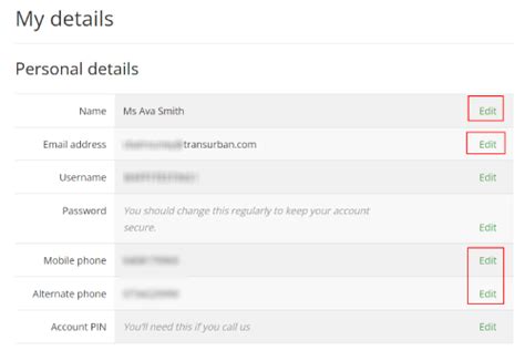 Update Your Contact Details Linkt