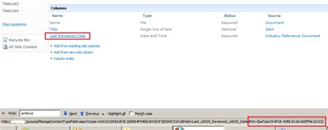 How To Find Id Of Site Column Using The Sharepoint Ui Bernado Nguyen Hoans Blog Coding