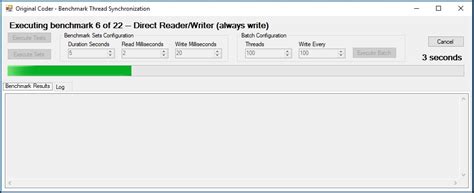 benchmarking multi threaded data synchronization james higgins