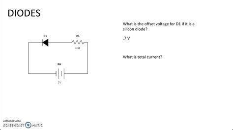 Diode Calculations YouTube