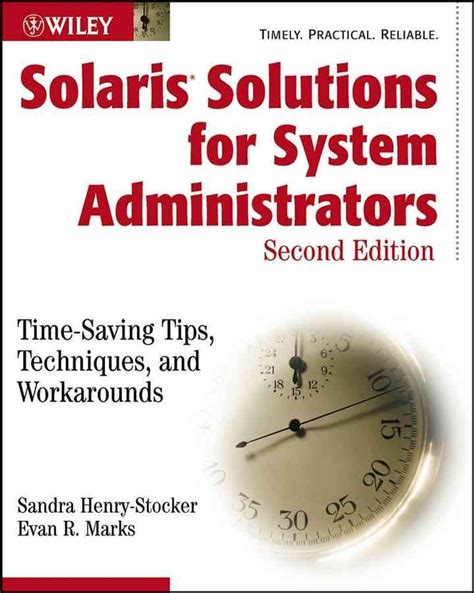 Solaris Solutions For System Administrators Time Saving Tips